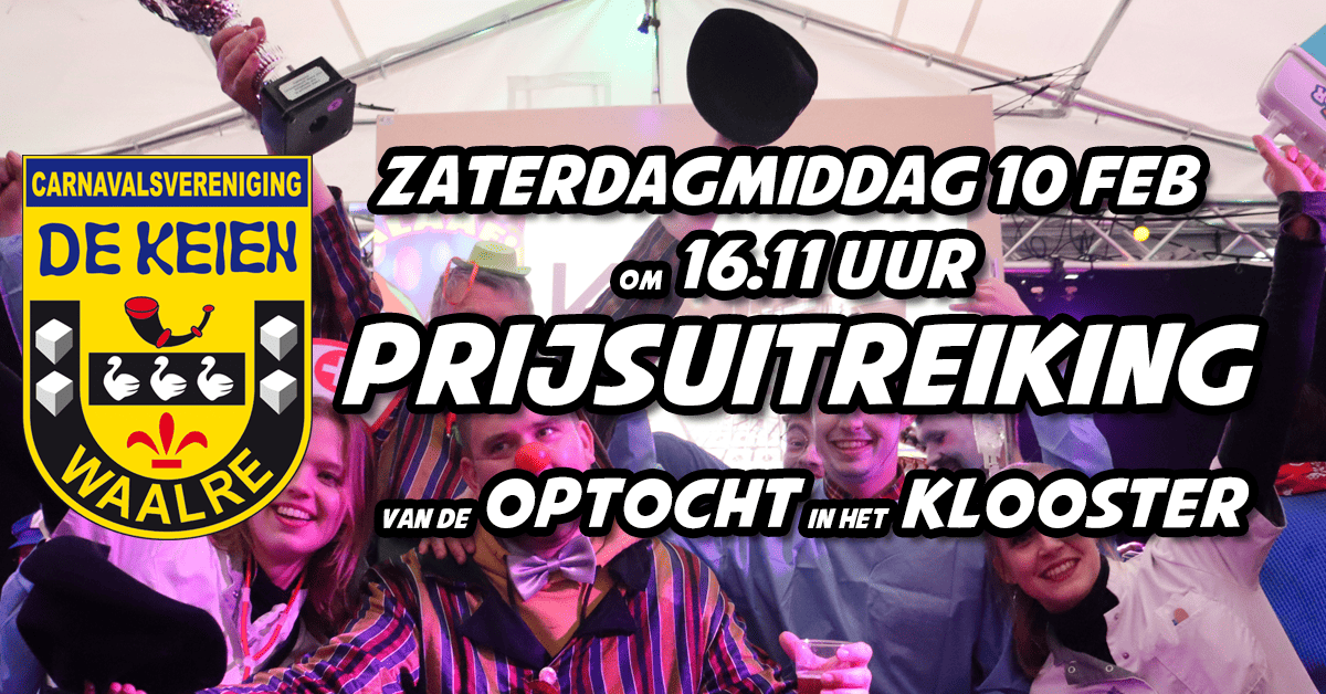 Programma Carnaval 2024 – AWC de Keien